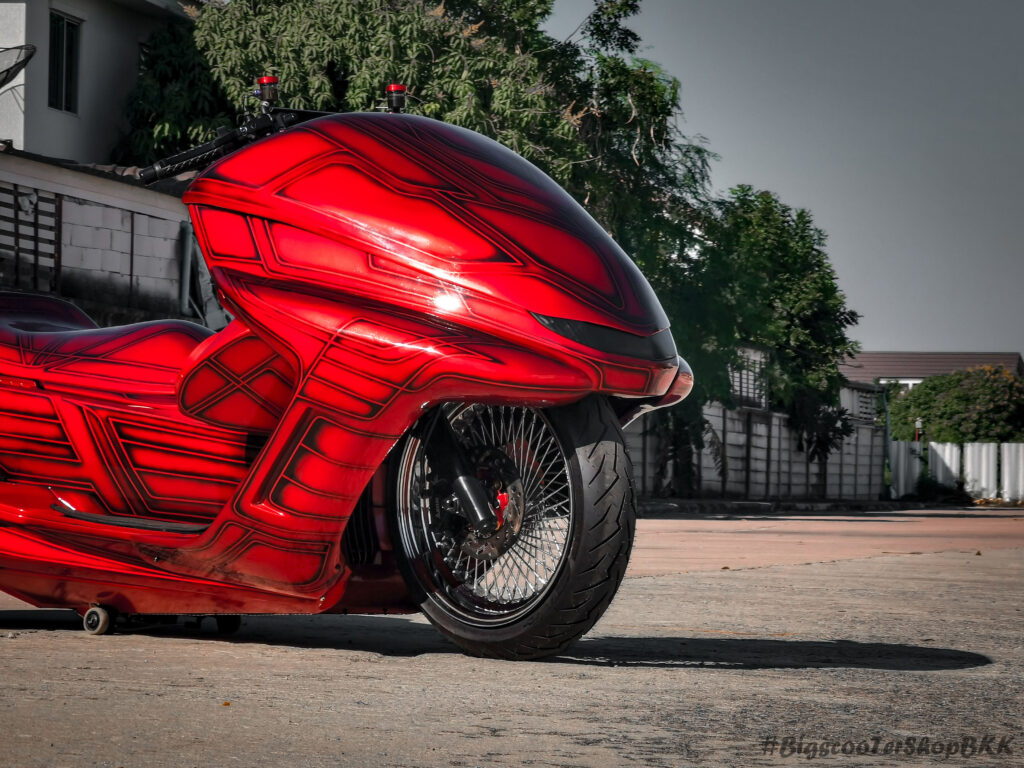 BSS Air suspension set for YAMAHA MAXAM (CP250, MORPHOUS) – Bigscooter ...